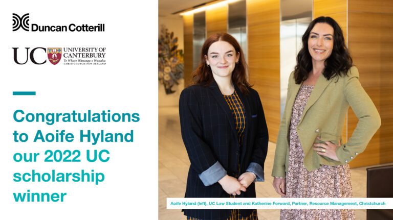 Duncan Cotterill 2022 University of Canterbury - Duncan Cotterill